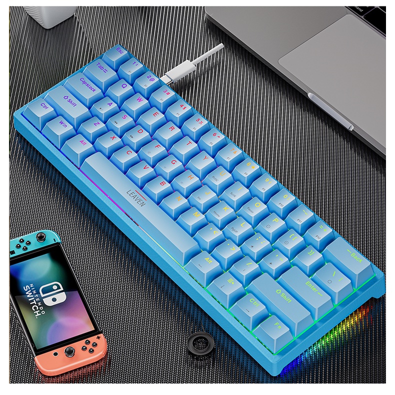 Blue Switch Keyboard Gaming คีย์บอร์ดมีสาย แป้นพิมพ์ แป้นพิมพ์เกม ...
