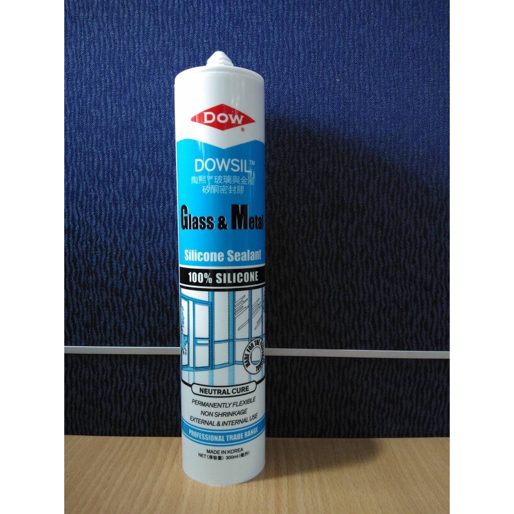 DOWSIL (Dow Corning) ซิลิโคน 100% Glass & Metal ยาแนวกันรั่วซึมของน้ำ ...