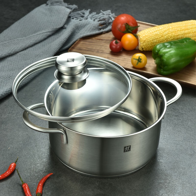 Germany Zwilling 26cm stainless steel stockpot saucepan steamer Kitchen ...