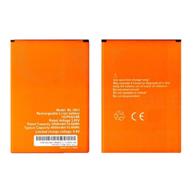 แบตเตอรี่ iTel A58 Pro (BL-38CI) รับประกัน 3 เดือน แบต iTel A58 Pro ...