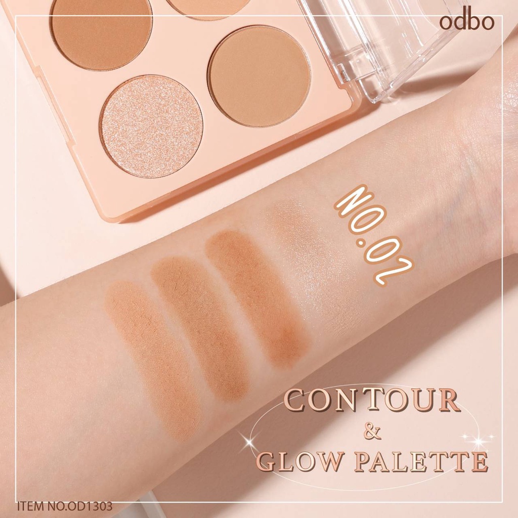 odbo Contour & Gloe Palette OD1303 โอดีบีโอ คอนทัวร์ แอนด์ โกลว พาเลท ...