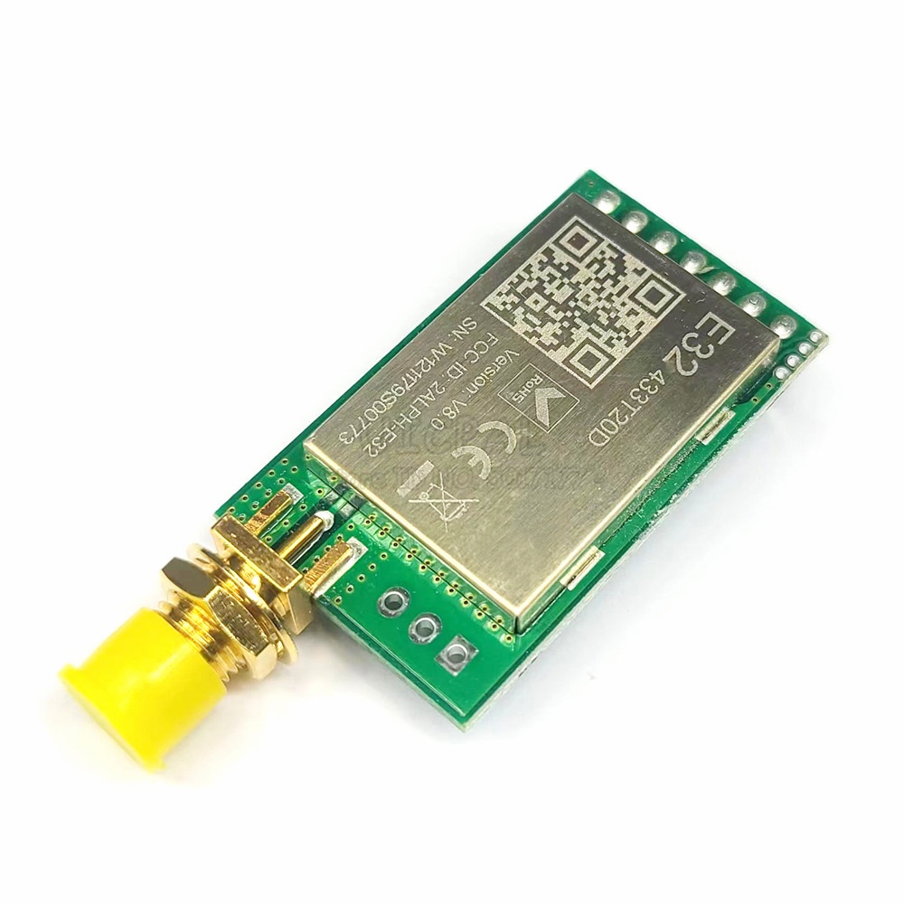 433mhz LoRa E32-433T20D V8.0 UART โมดูลรับส่งสัญญาณไร้สาย RF ระยะไกล ...