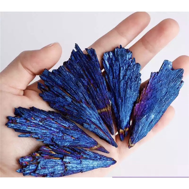 1 Pc Genuine Blue Aura Kyanite Stone Rough Stone / Top High Quality ...