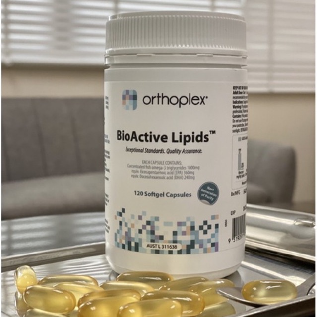 Fish Oil (double strength) น้ำมันปลา BioActive Lipids (1000 mg) กลิ่น ...