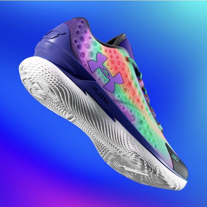 พร้อมส่ง สีใหม่ล่าสุด หมดแล้วหมดเลย Under Armour Unisex Curry 1 Low FloTro AURORA รองเท้า ...