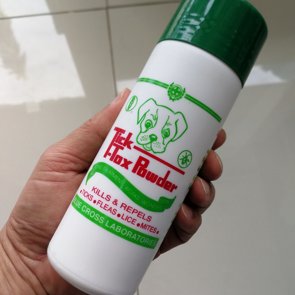 Tick-Tox 180g. แป้งเห็บหมัด ป้องกันเห็บหมัดในหมา-แมว ไล่แมลง เพื่อ ...