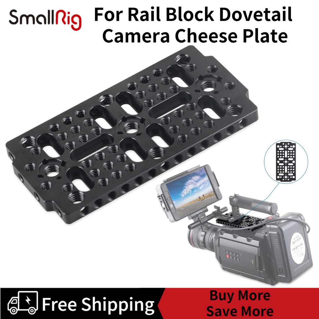 SmallRig Multi-Purpose Switching Plate for Rail Block Dovetail Camera ...