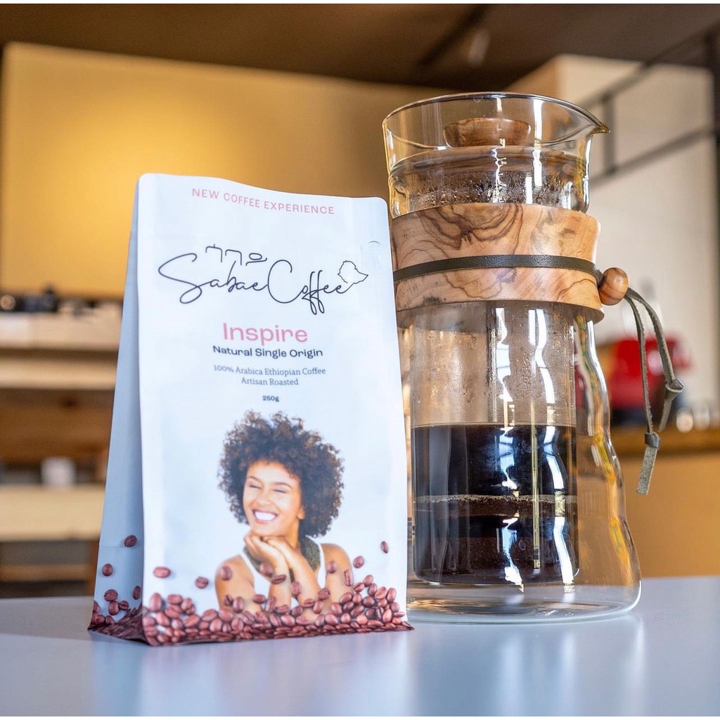 เมล็ดเอธิโอเปียคั่วกลาง Ethiopian Guji Natural Single Origin 100% Arabica Artisan Roasted ...