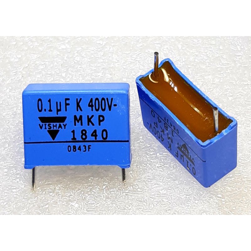Vishay ERO MKP 1840 0.1uf 100nf 104k 104 400v DC Metallized Polypropylene Film Capacitor ตัวเก็บ ...