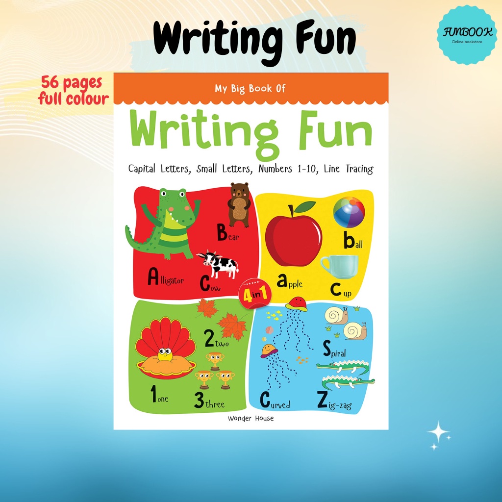 [FB] My Big Book Of Writing Fun : เขียนและฝึกตัวอักษร Capital ตัวอักษร ...