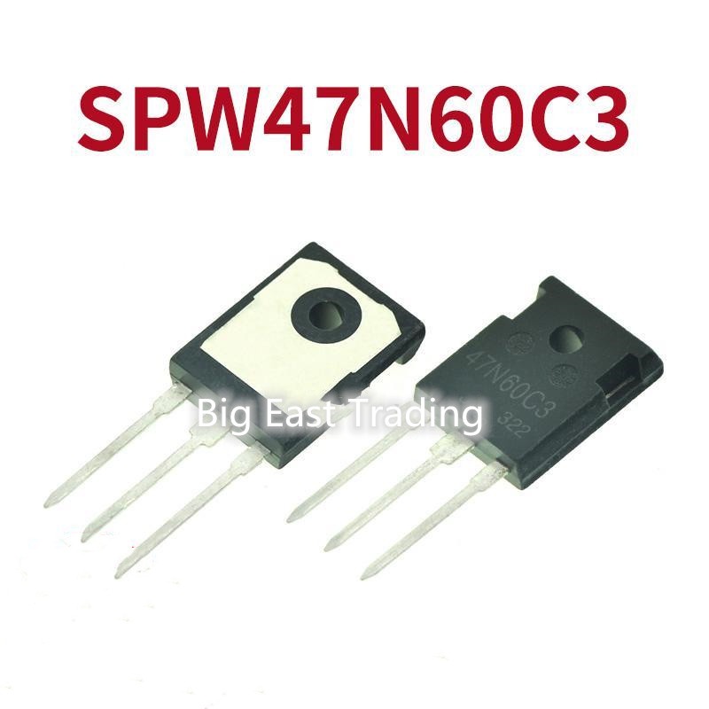 5 ชิ้นSPW47N60C3 TO247 spw47n60 TO-247 47n60 47N60C3 ใหม่เดิมขาย 5pcs ...
