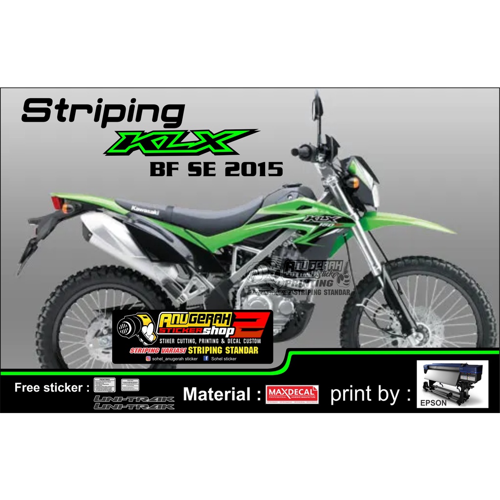 สติ๊กเกอร์ Striping KLX 150 BF SE 2015/2016 | Shopee Thailand