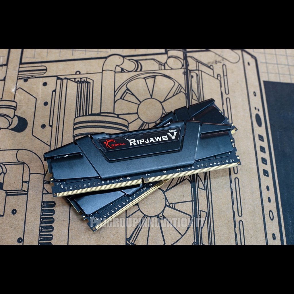 Ram มือสอง Ripjaw 16GB (8GBx2) DDR4 3200MHz RAM G.SKILL RIPJAWS V ...