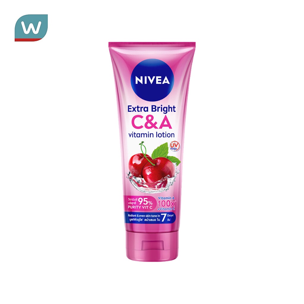 Nivea นีเวีย เอ็กซ์ตร้า ไบรท์ ซี แอนด์ เอ วิตามิน โลชั่น 180 มล. ผิว ...
