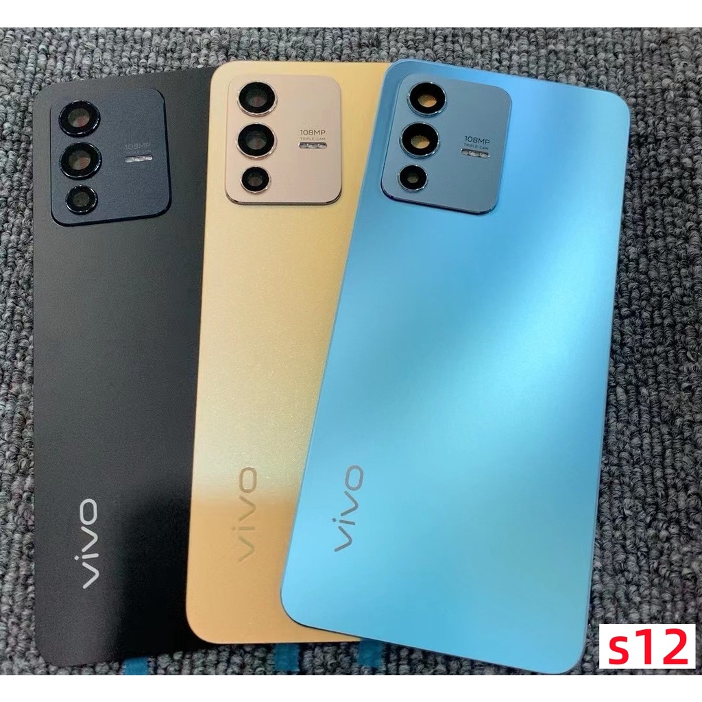 Original สําหรับ Vivo V23 5G V2130 / s12 แบตเตอรี ่ ประตูด ้ านหลังกรณี ...