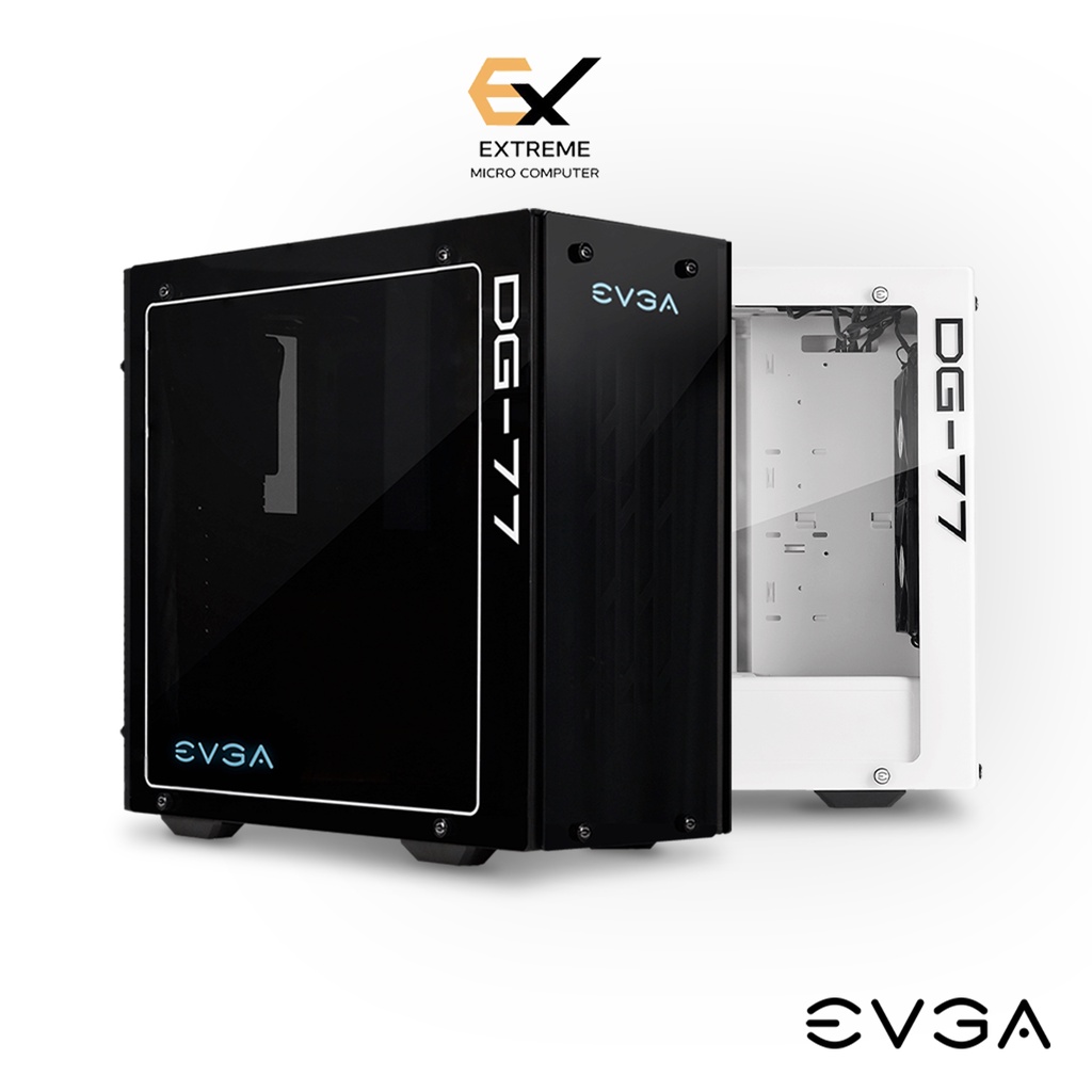 เกมมิ่งเคส (Gaming Case) EVGA DG-77 Mid-Tower (Black / White) | Shopee ...