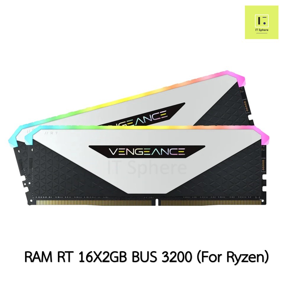 RAM CORSAIR RGB 16GB 32GB BUS 3200 BUS 3600 DDR4 (แรม CORSAIR VENGEANCE ...