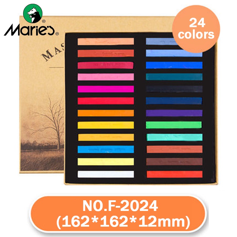 Marie's Dry Masters Pastel Stick Crayons 12/24/36/48 สีศิลปะจิตรกรรมชุด ...