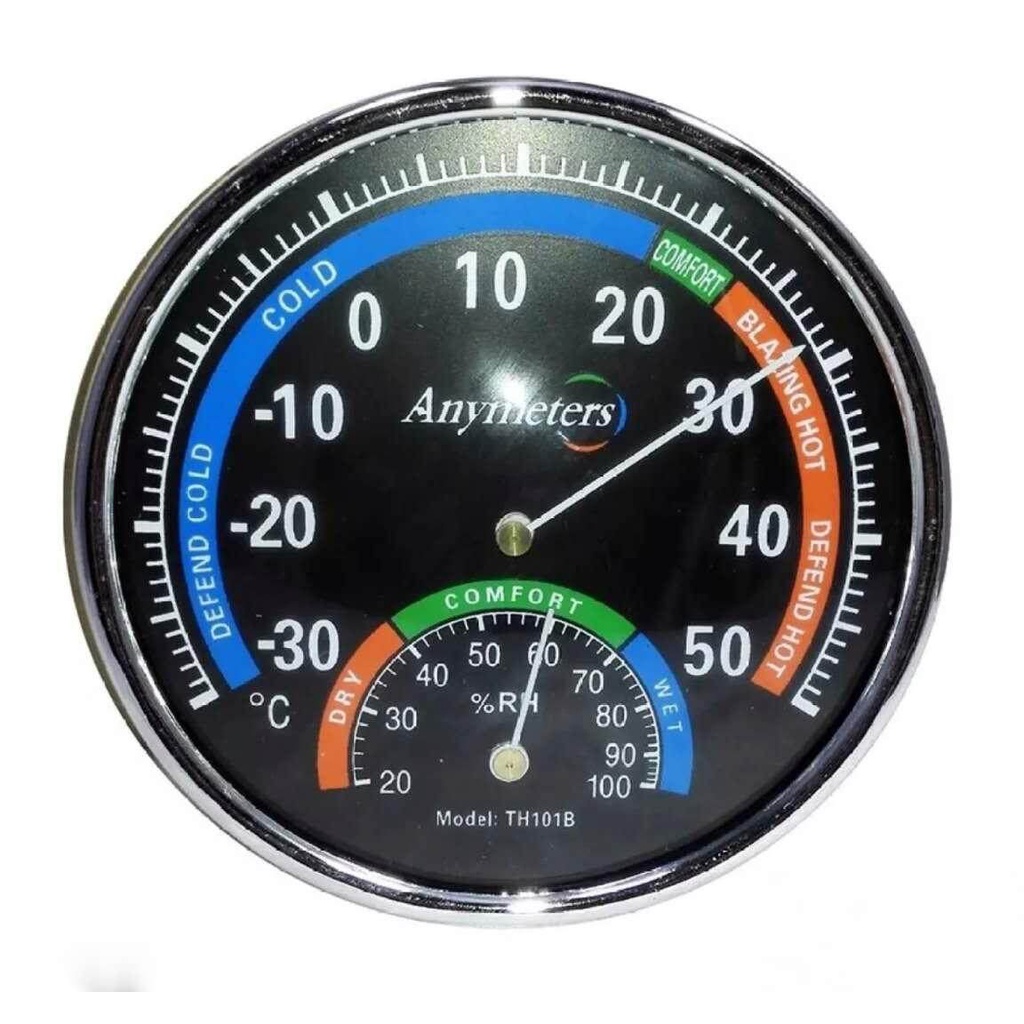 TH101เครื่องวัดอุณหภูมิและความชื้น Thermometer & Hygrometer ANYMETER ...