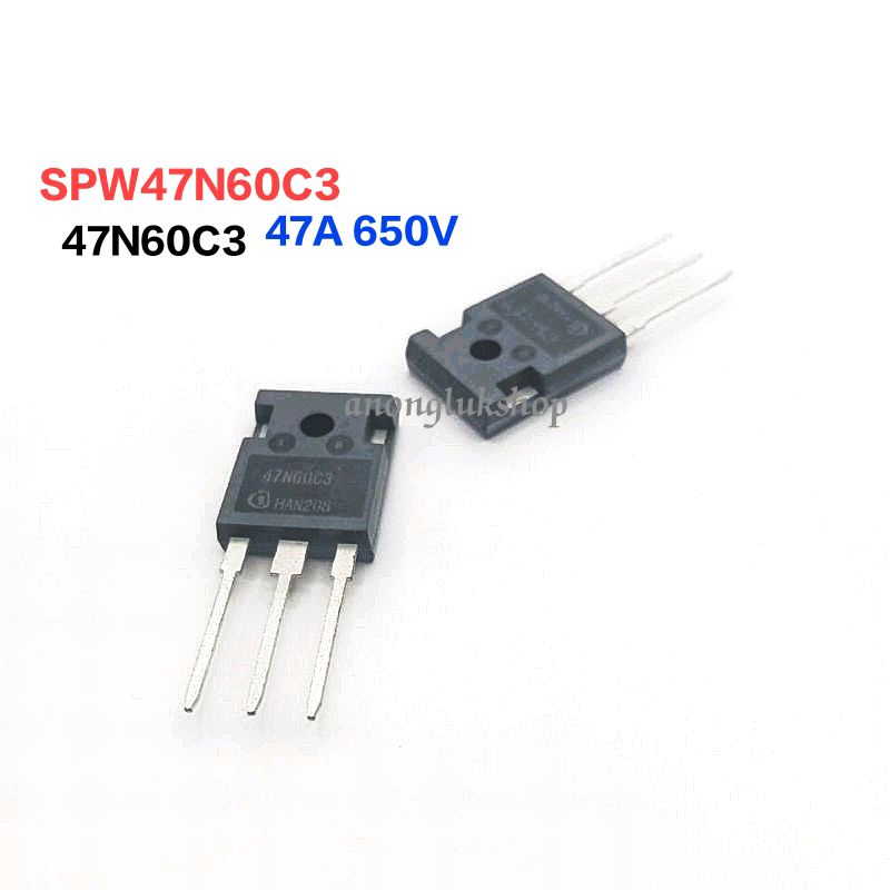 ราคาต่อ 1ตัว 👉👉 SPW47N60C3 47N60C3 INFINEON MOSFET N-Channel 47A 650V ...
