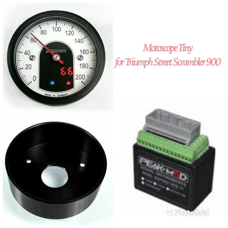 ไมล์ Motogadget สำหรับรถ Triumph รุ่นหม้อน้ำ | Shopee Thailand