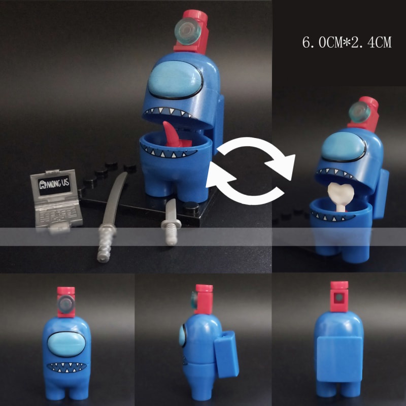 ฟิกเกอร์ Among Us Minifigures Shapeshifter Scientist Engineer Guardian ...