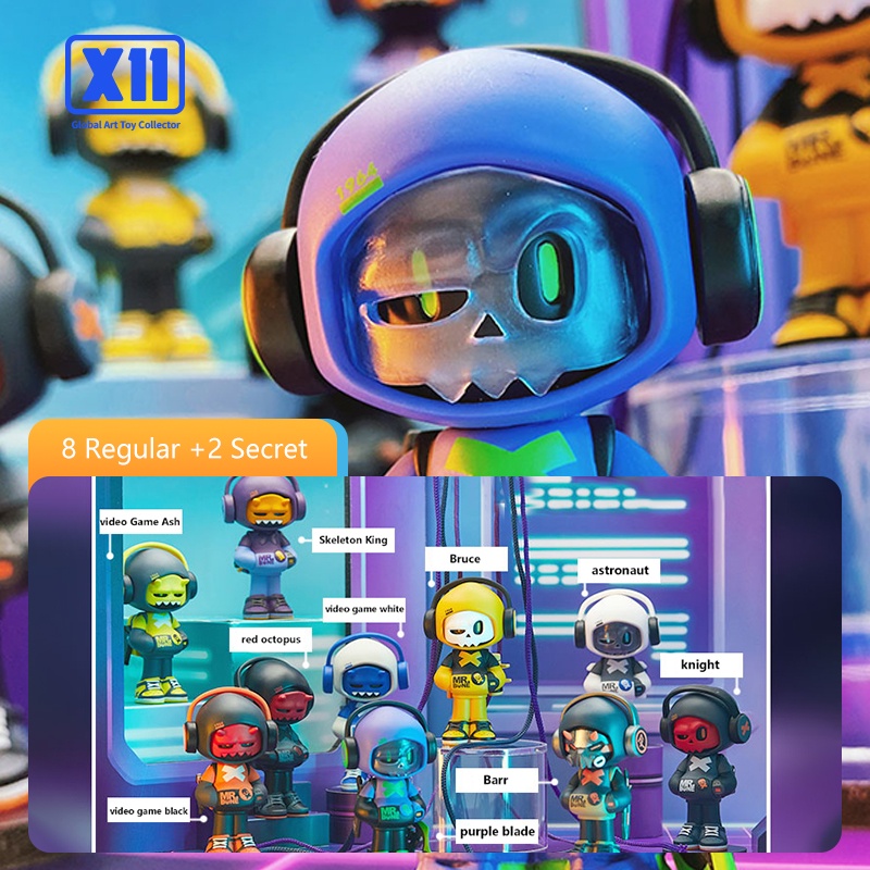 X11 TOYS MR.BONE Game Skeleton Hero Series MINI Blind Box (1/8) โมเดล ...