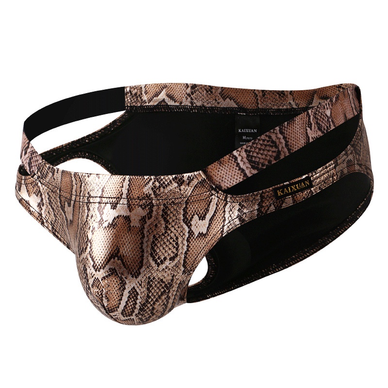 กางเกงชั้นใน บิกินี่ เอวต่ํา ลายหนังงู เซ็กซี่ ใส่สบาย สําหรับผู้ชาย ...