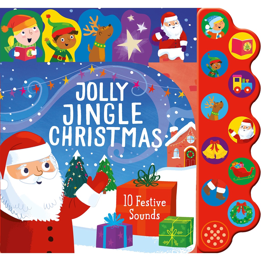 Jolly Jingle Christmas: 10 Festive Sounds หนังสือเด็ก คริสต์มาส ...
