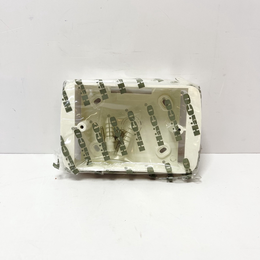 บ็อกลอย 2x4 Haco รุ่นขอบมน สีขาว Electrical Plastic Box | Shopee Thailand