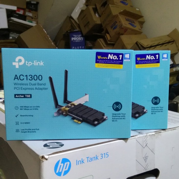 Tp-link Archer T6E - Ac1300 อะแดปเตอร์ไร้สาย Wifi Dual Band Pcie ...