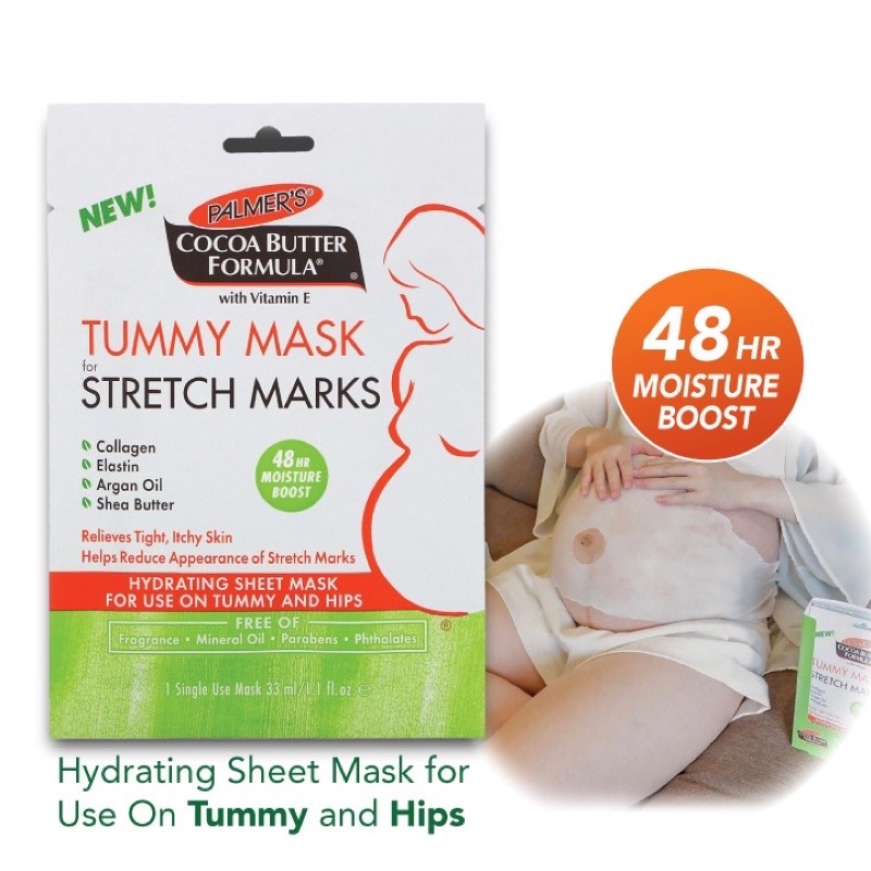 Palmer’s Coco butter Tummy Mask มาส์กบำรุงผิวหน้าท้อง ป้องกันผิวแตกลาย ...