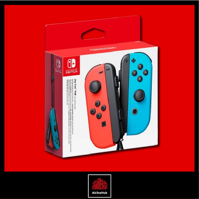 [Nintendo Switch] Joy-Con Controllers (Neon Blue / Neon Red) | Shopee ...