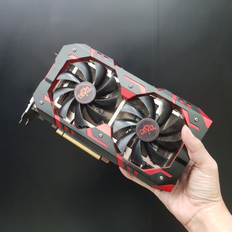 การ์ดจอ Rx580 8g devil power color 《สินค้าในไทยพร้อมส่ง》 | Shopee Thailand