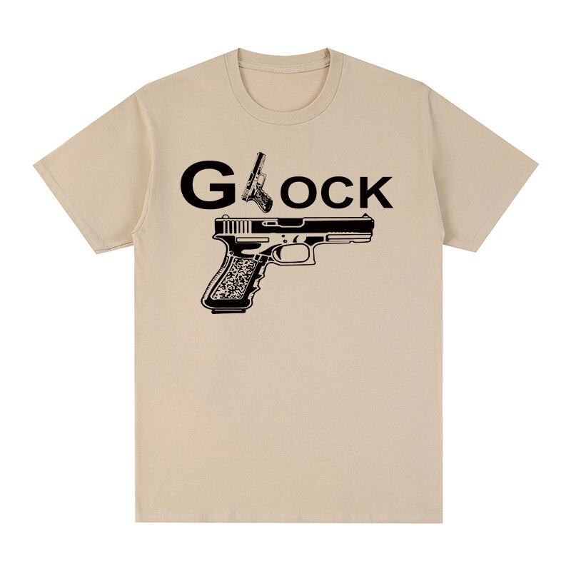 Glock Cool ปืนพก Handgun Perfection We Trust เสื้อยืดผู้ชายผ้าฝ้ายชาย ...
