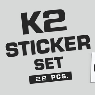 สติ๊กเกอร์ K2 Sticker Set | Shopee Thailand