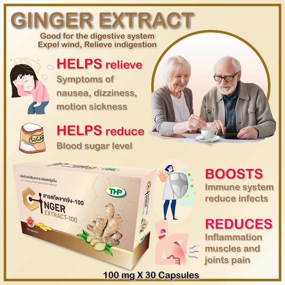 Ginger extract,food supplement,herbal. | Shopee Thailand