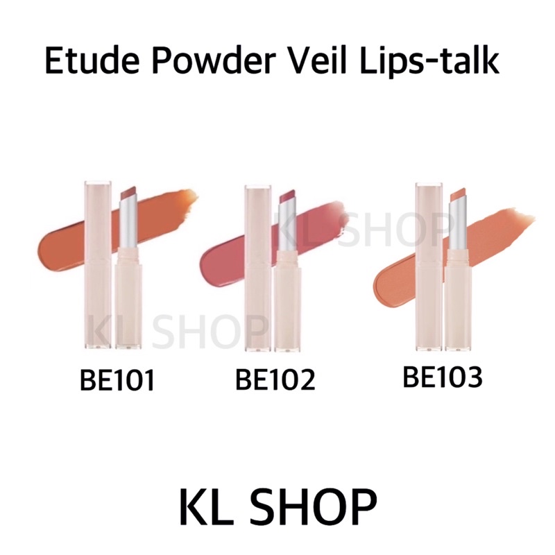 ล้างสต็อก ETUDE COLLECTION GLITTERY SNOW POWDER VEIL LIPS-TALK | Shopee Thailand