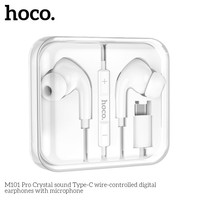 Hoco M101 Pro หูฟัง สมอลทอร์ค ไมค์ในตัว ใช้กับแท็บเล็ตได้ แจ็ค Type-C ...