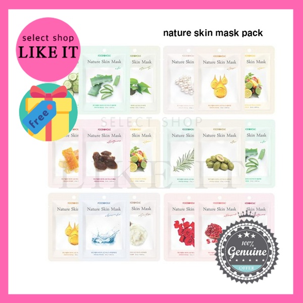 FoodAHolic / Nature Skin Mask Sheet/Shipping Korea/Free Gift/kbeauty ...