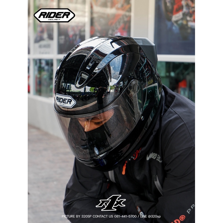 ถูกที่สุดในประเทศ!! หมวกกันน็อค RIDER R1 / R1X ของใหม่ น้ำหนักเบา ส่งไว ...