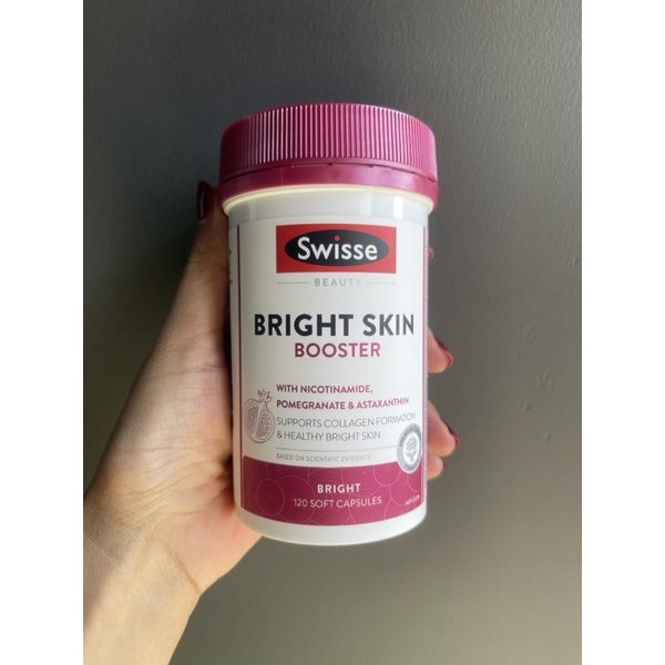 Swisse Bright Skin Booster 120 Capsules Exp. 10/26 | Shopee Thailand