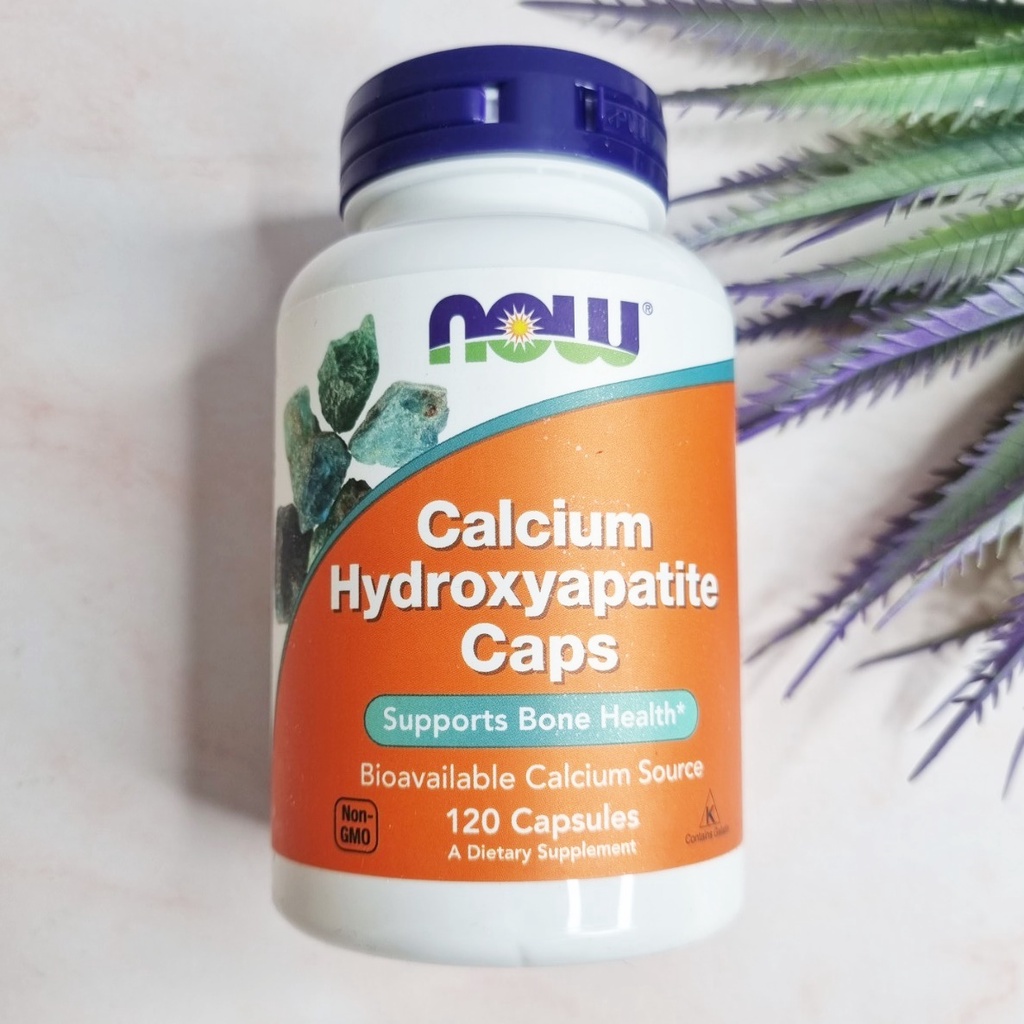 [NOW Foods®] Calcium Hydroxyapatite Caps 120 Capsules แคลเซียม ไฮดรอกซี ...