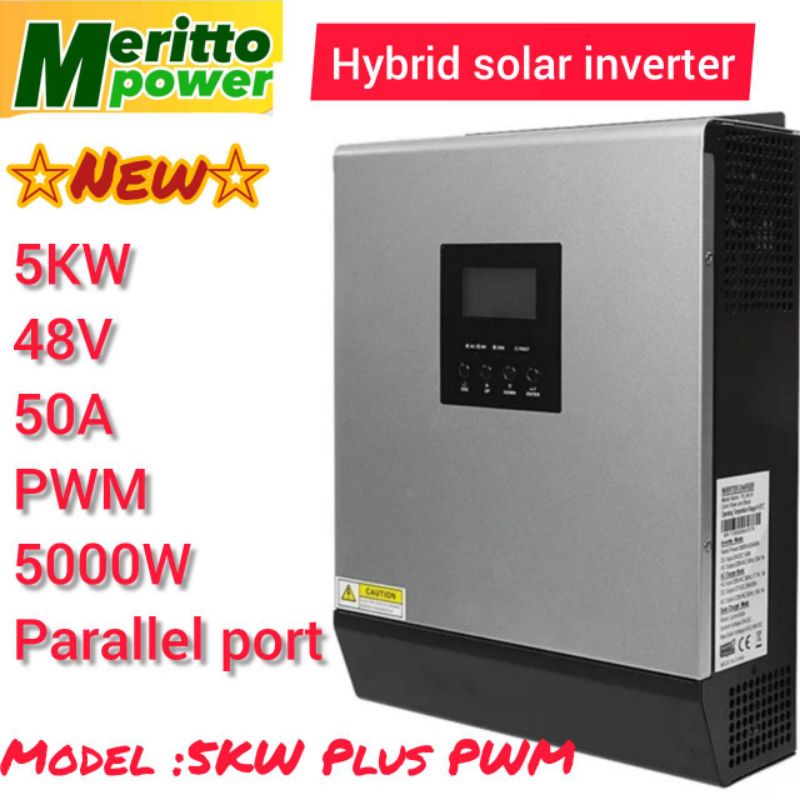 5KW Hybrid solar inverter 48V 50A PWM pure sine wave with parallel port ...