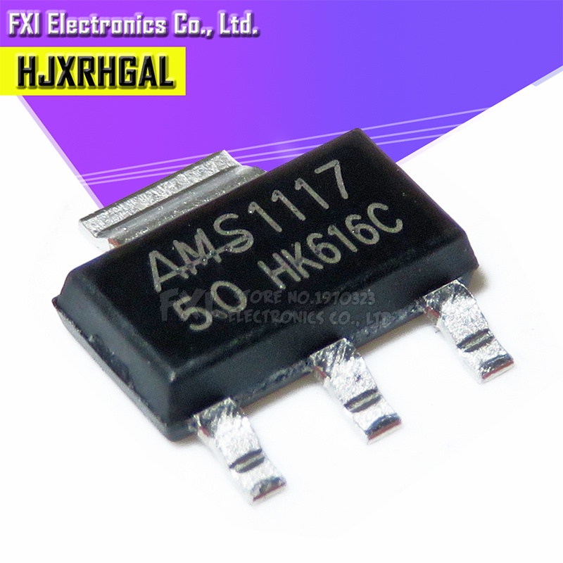แผ่นแพทช์ SMD AMS1117-5.0 AMS1117 AMS1117-5V SOT223 50 ชิ้น | Shopee ...