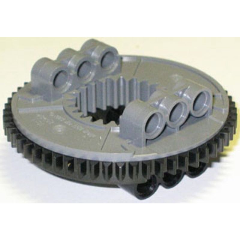 Part Lego 48452cx1 Technic Turntable 56 Tooth with Black Top (48452 / ...