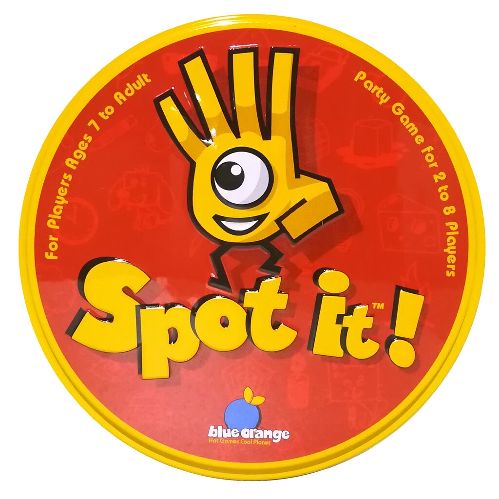 Game Card Spot it Classic Dobble Basic Toy Kid Matching Card Game Metal ...