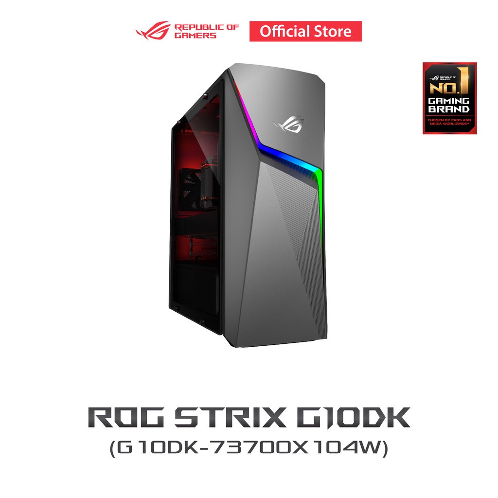 ASUS ROG Strix G10DK, desktop, AMD Ryzen 7 3700X, 8 GB Memory, NVIDIA ...
