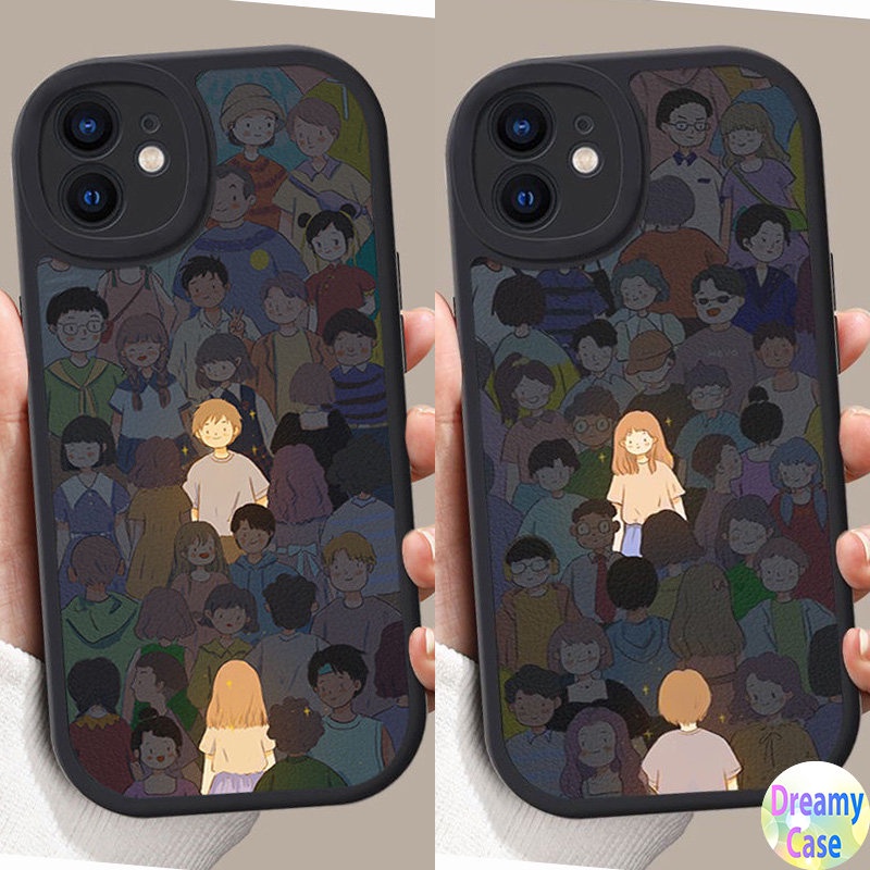 เคสโทรศัพท์มือถือ แบบนิ่ม ลายตาโต สําหรับ Oppo A98 A96 A95 A76 A74 A57