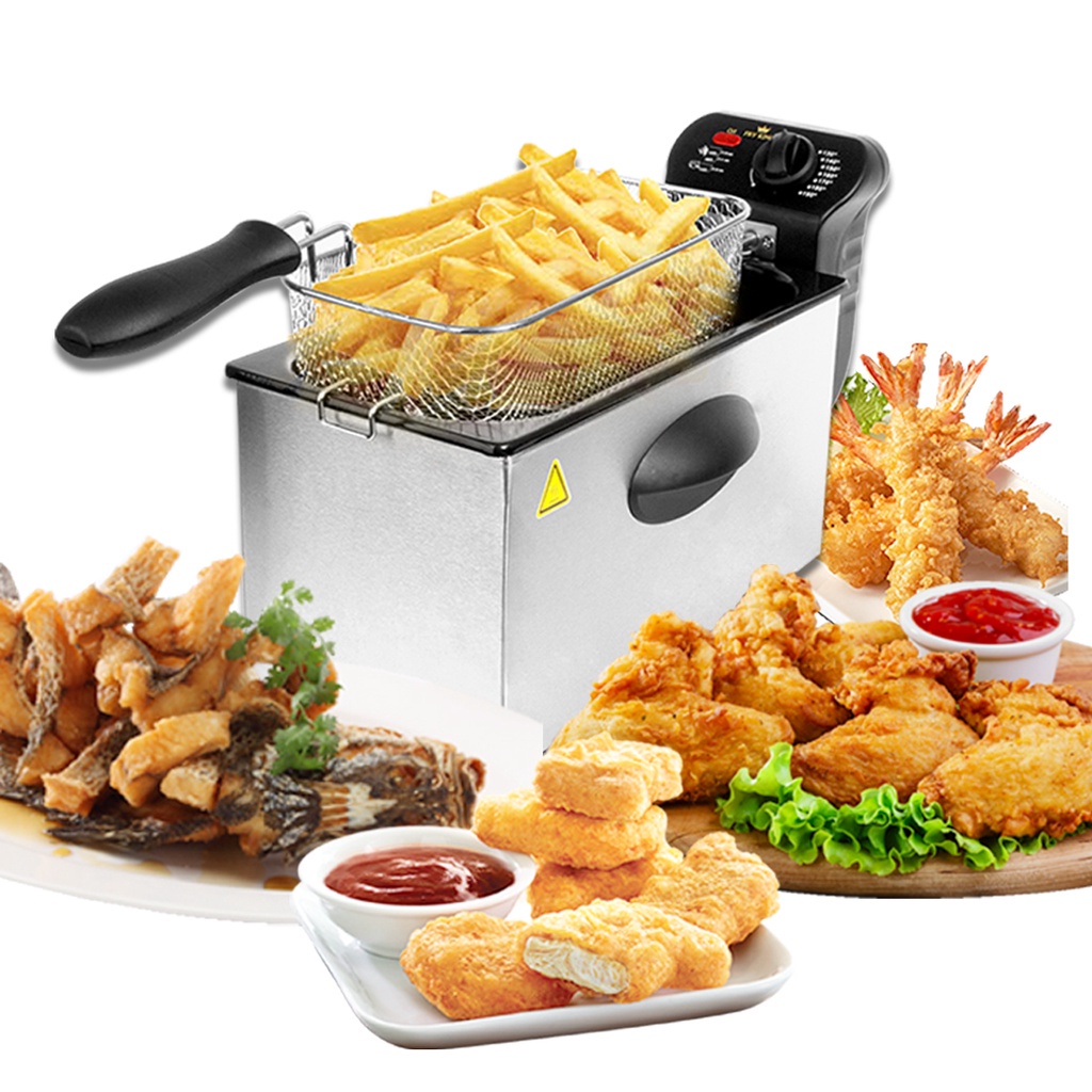 FRY KING เตาทอดไฟฟ้า รุ่น FR-35 ขนาด 3.5 ลิตร กำลังไฟ 2000 วัตต์ ...